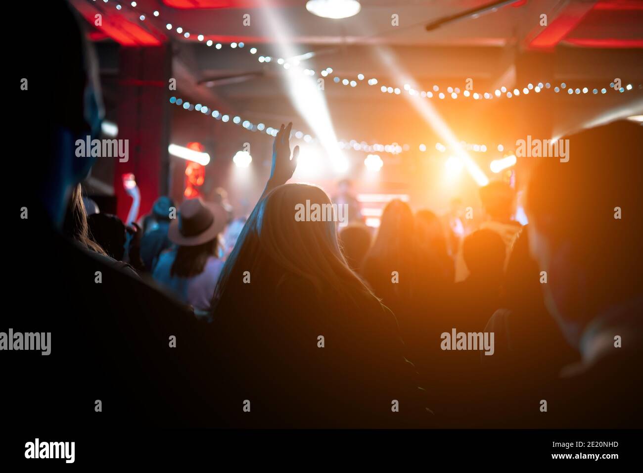 Photo of many people enjoying rock concert hi-res stock photography and ...