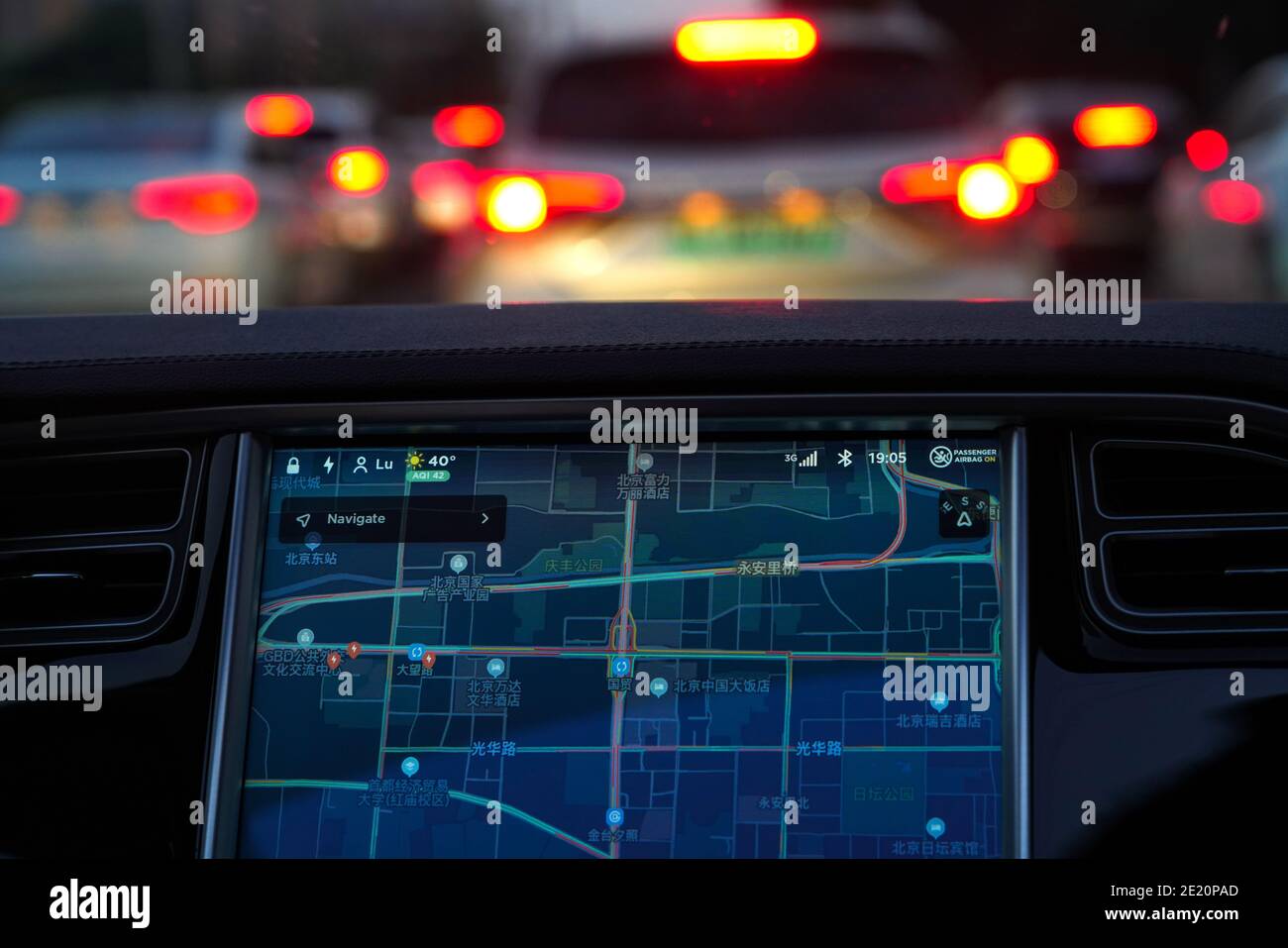 Traffic map real time hi-res stock photography and images - Alamy