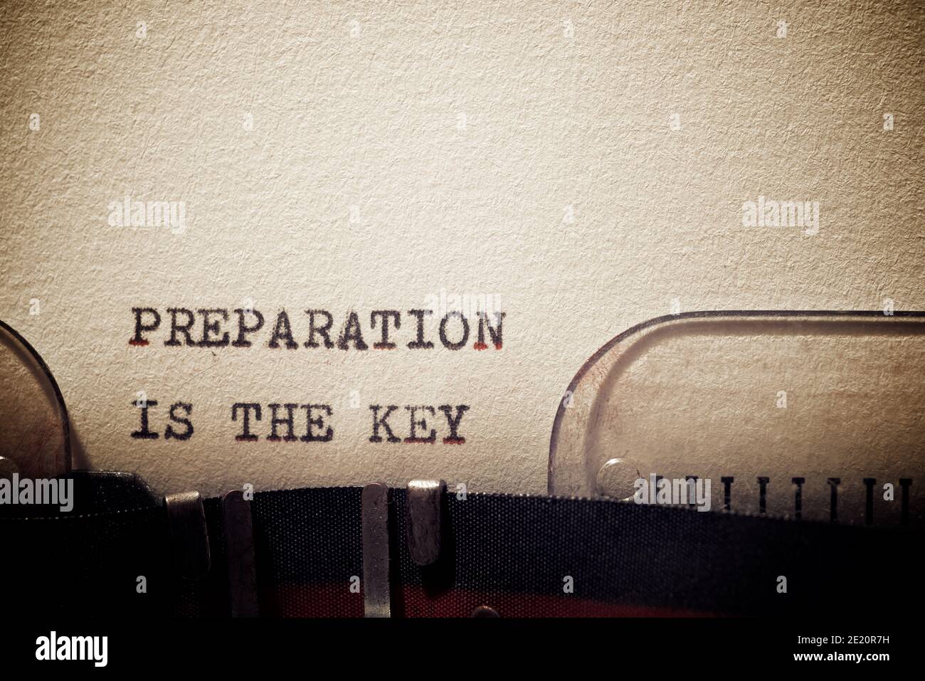 Preparation is the key to success hi-res stock photography and images ...