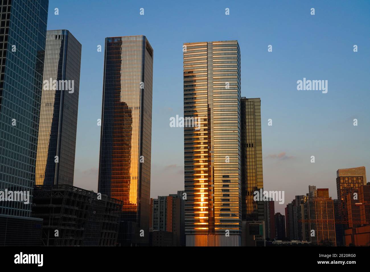 Beijing guomao office building Stock Photo - Alamy