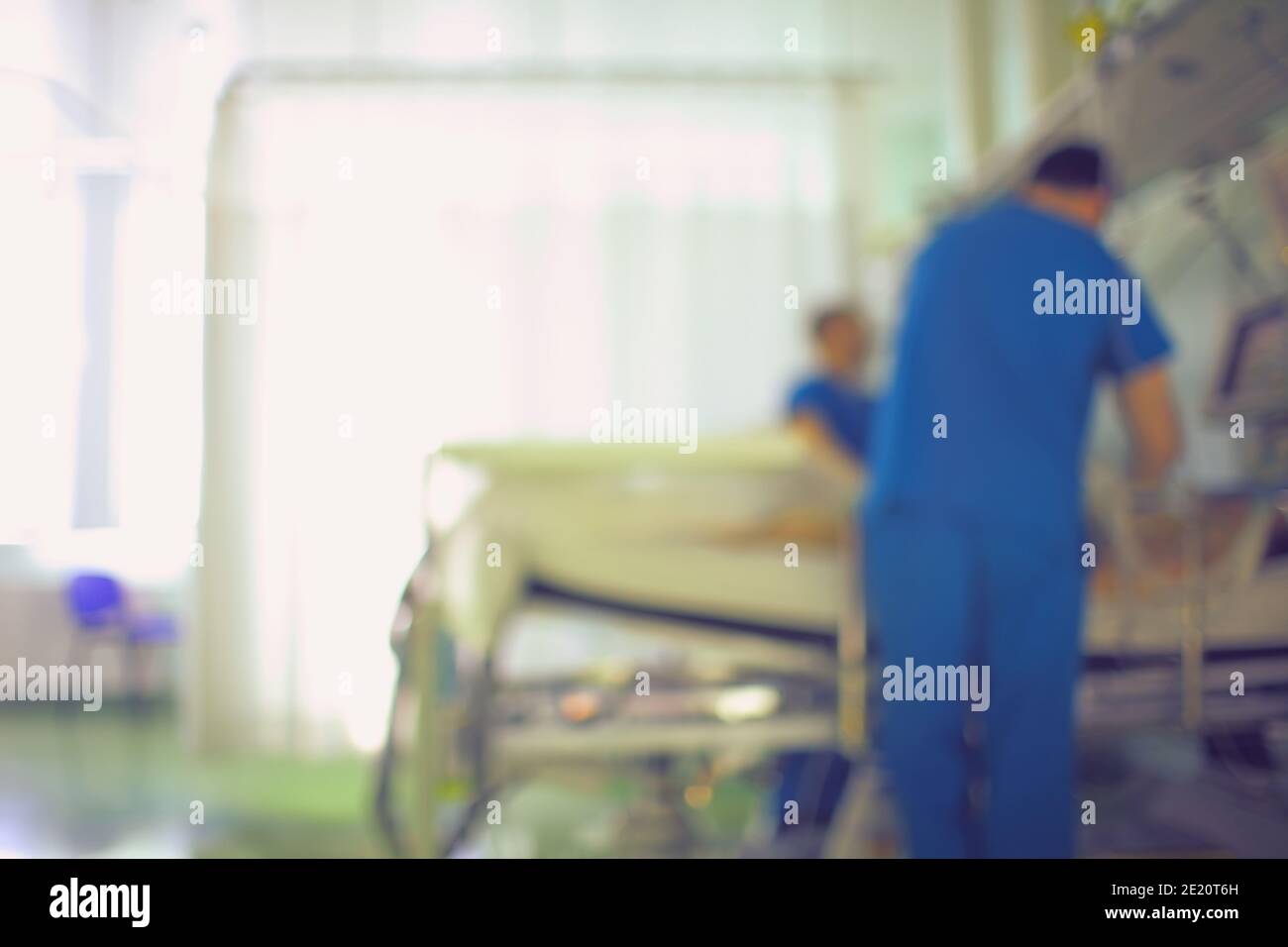 Patient hospital bed silhouette hi-res stock photography and images - Alamy