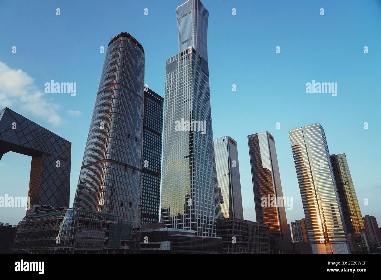 Beijing guomao high-rise buildings Stock Photo - Alamy