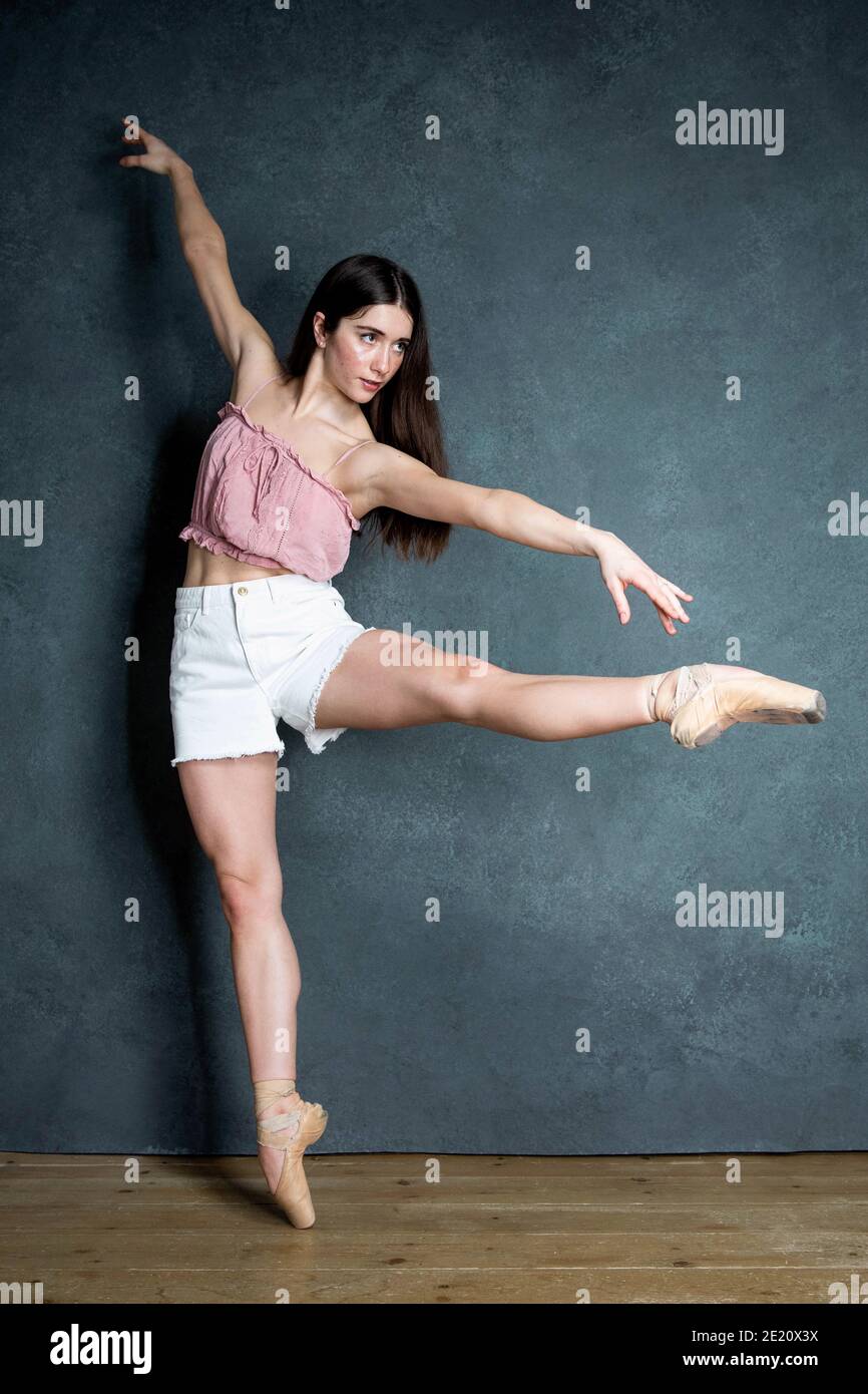 ballet dancer in streetwear Stock Photo - Alamy