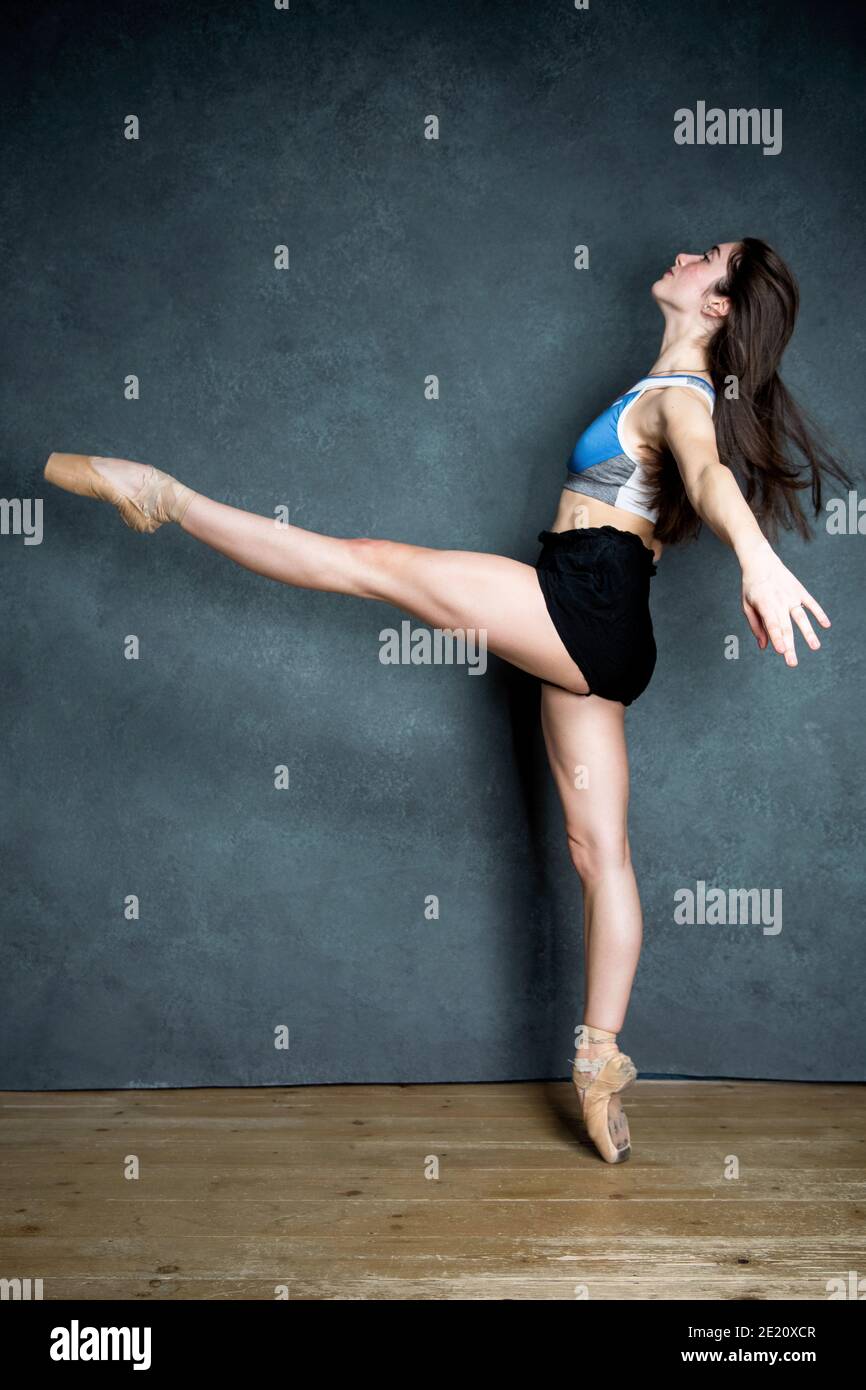 ballet dancer in streetwear Stock Photo - Alamy