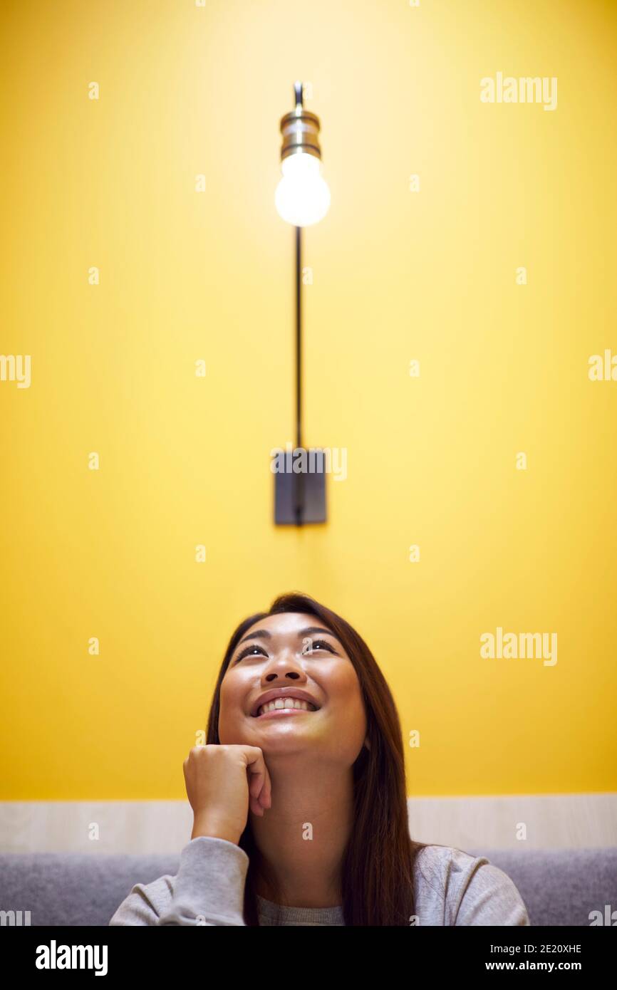 Workspace under light hi-res stock photography and images - Alamy