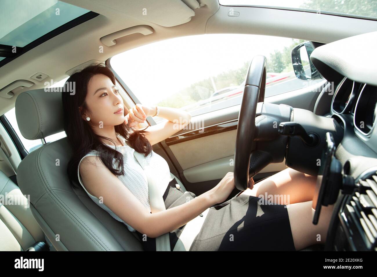 Confident young women to drive Stock Photo - Alamy