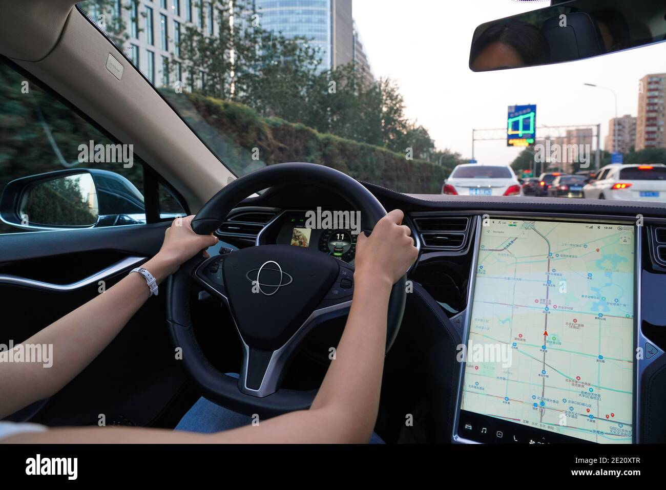 Traffic map jam hi-res stock photography and images - Alamy