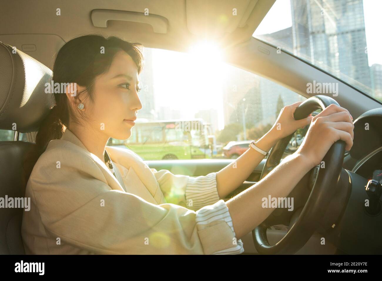 Confident young women to drive Stock Photo - Alamy