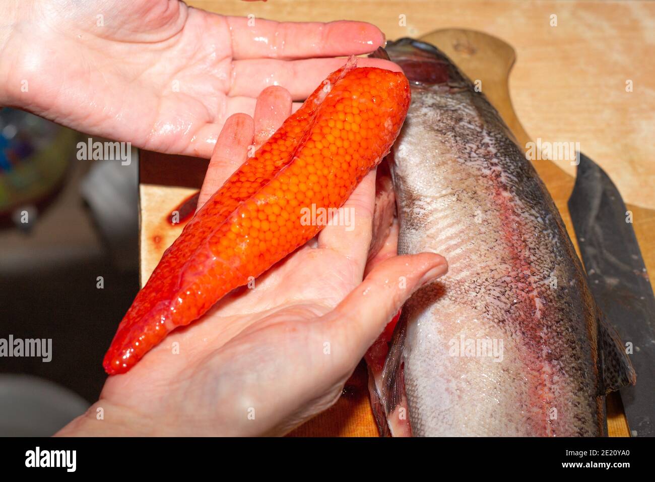 Caviar Inside Fish