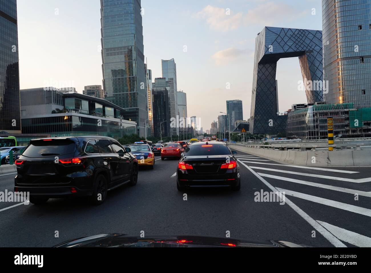 Beijing road traffic Stock Photo - Alamy