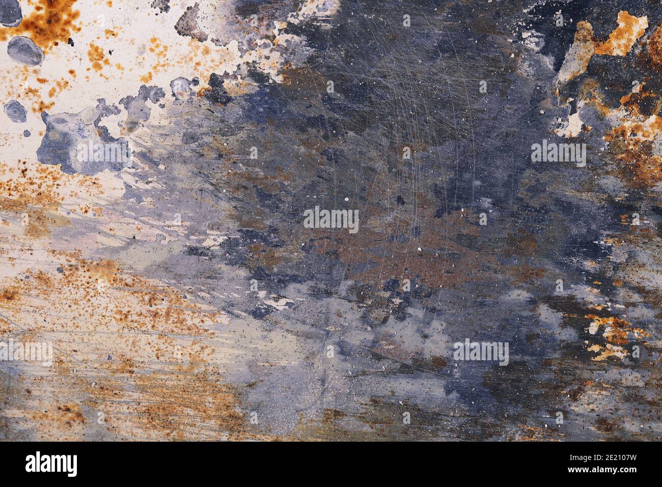 Metal sheet affected by corrosion Stock Photo - Alamy