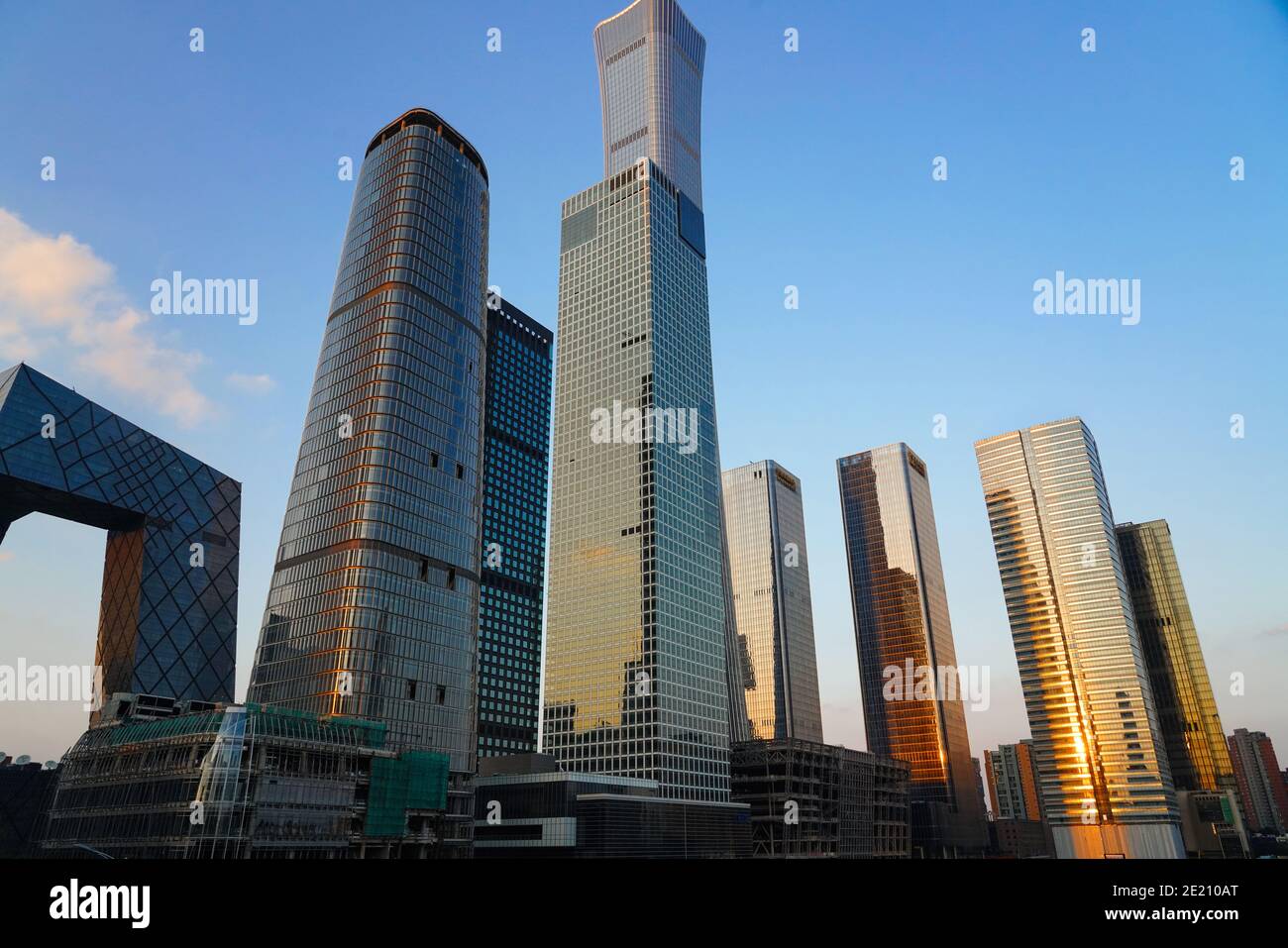 Beijing guomao high-rise buildings Stock Photo - Alamy
