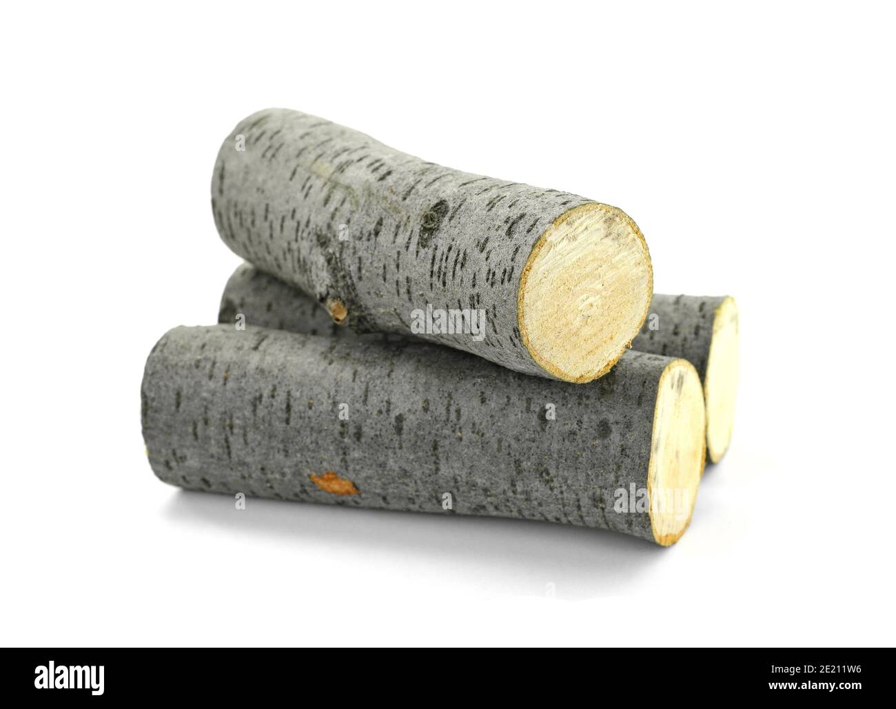 Firewood isolated on white. Log Isolated on a white. Log fire wood ...