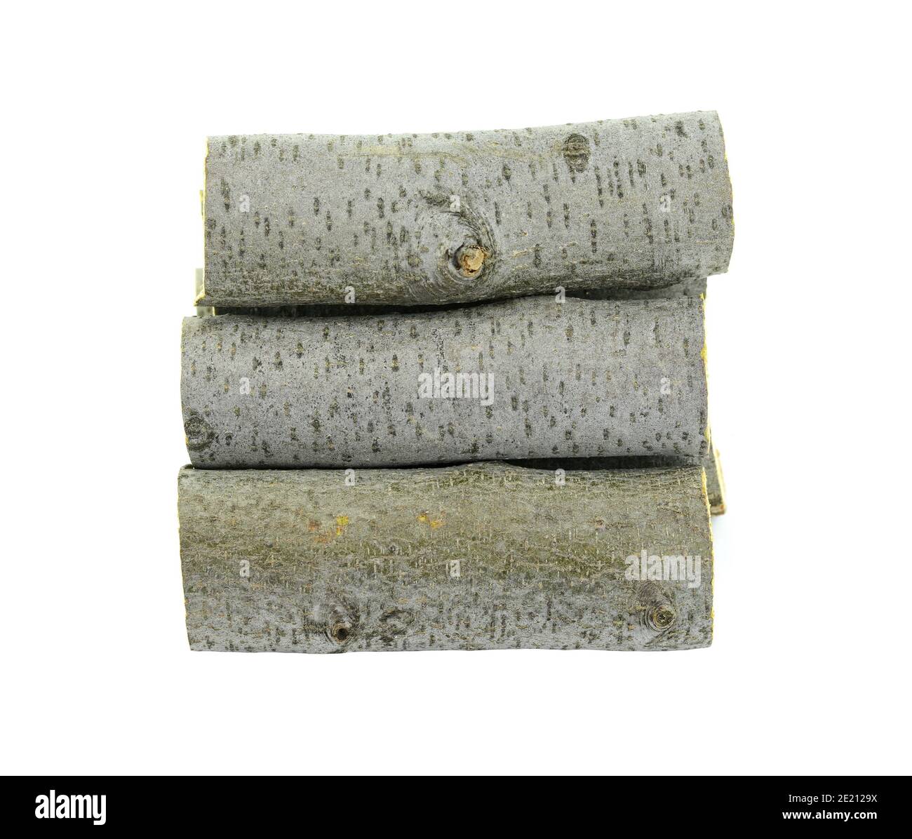 Firewood isolated on white. Log Isolated on a white. Log fire wood ...