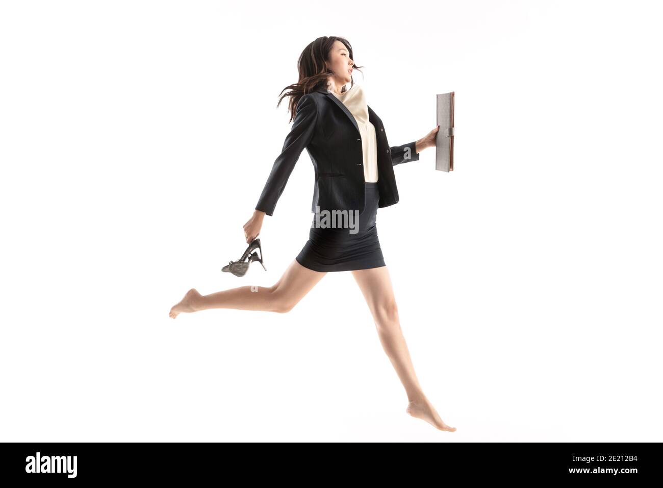 Running shoe clock hi-res stock photography and images - Alamy