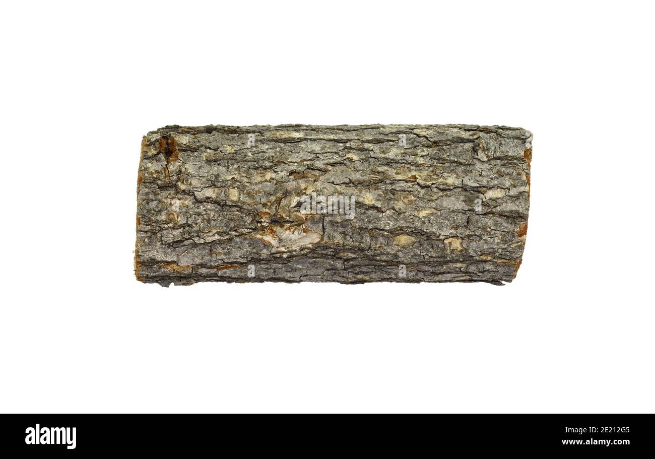 Firewood isolated on white. Oak Log Isolated on a white. Log fire wood ...