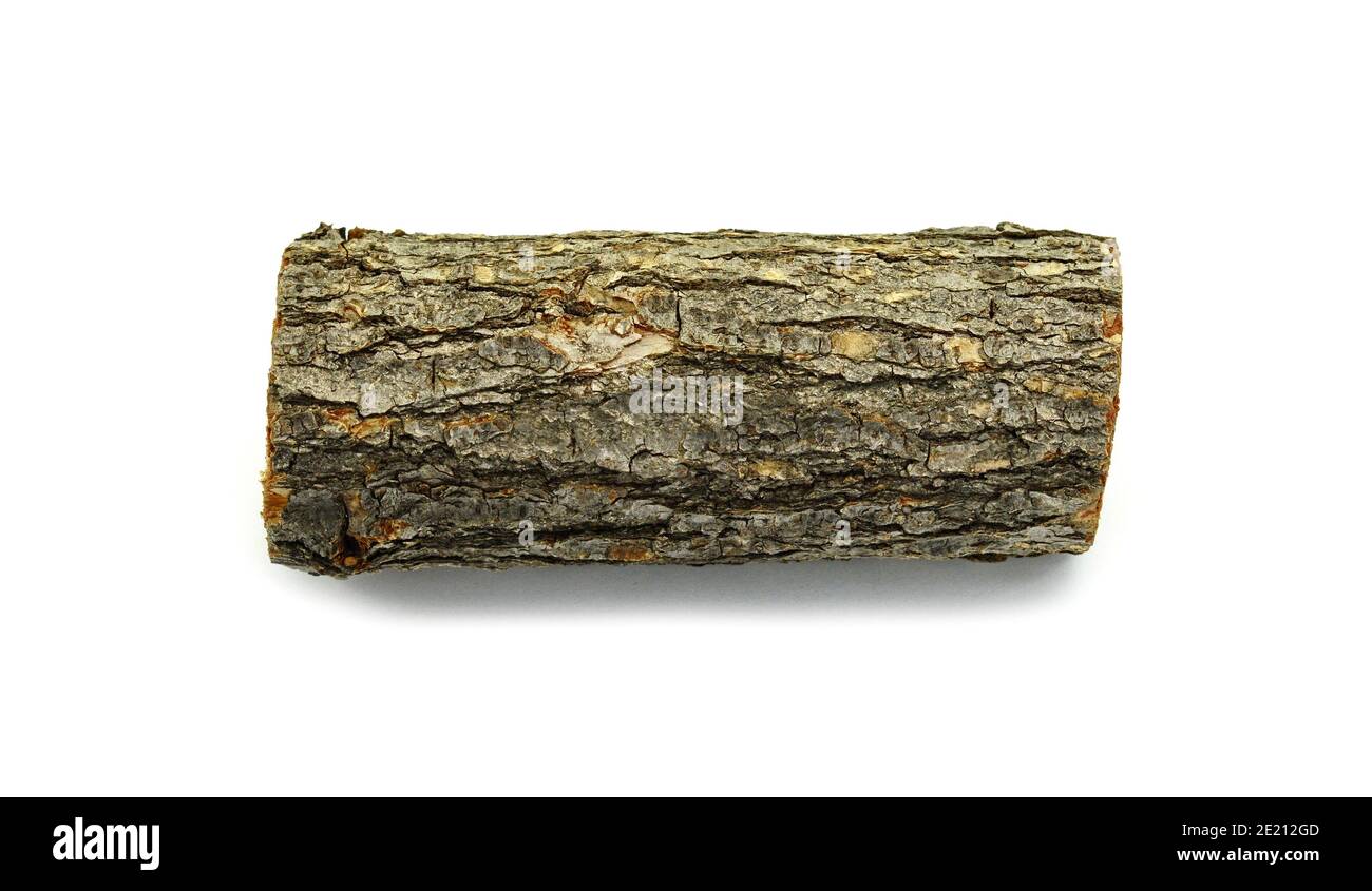 Firewood isolated on white. Oak Log Isolated on a white. Log fire wood ...