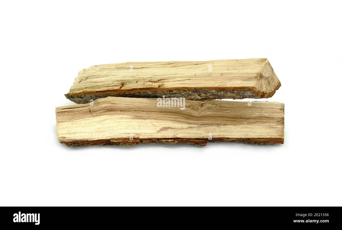 Firewood isolated on white. Oak Log Isolated on a white. Log fire wood ...