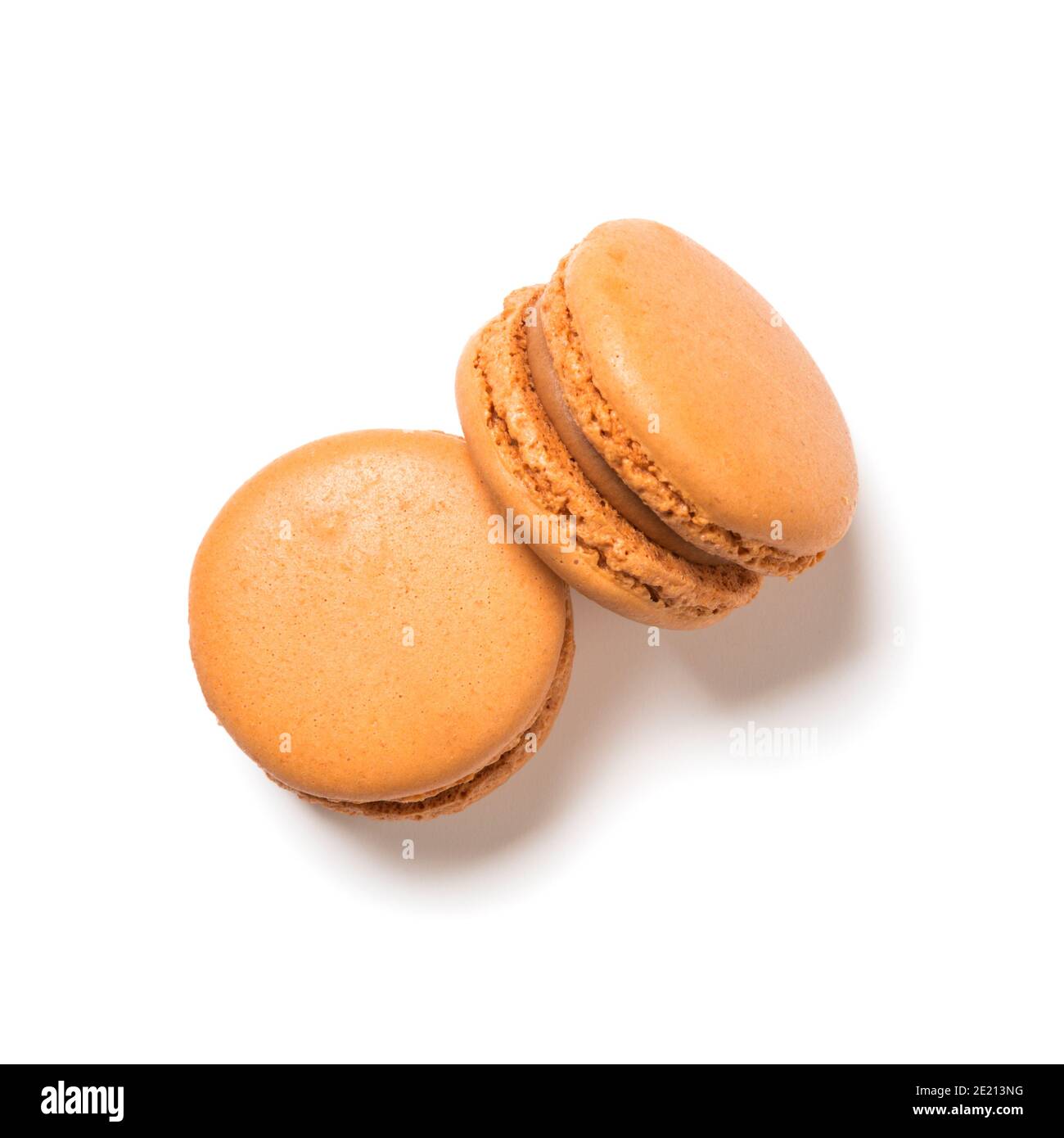 Macarons top view hi-res stock photography and images - Alamy