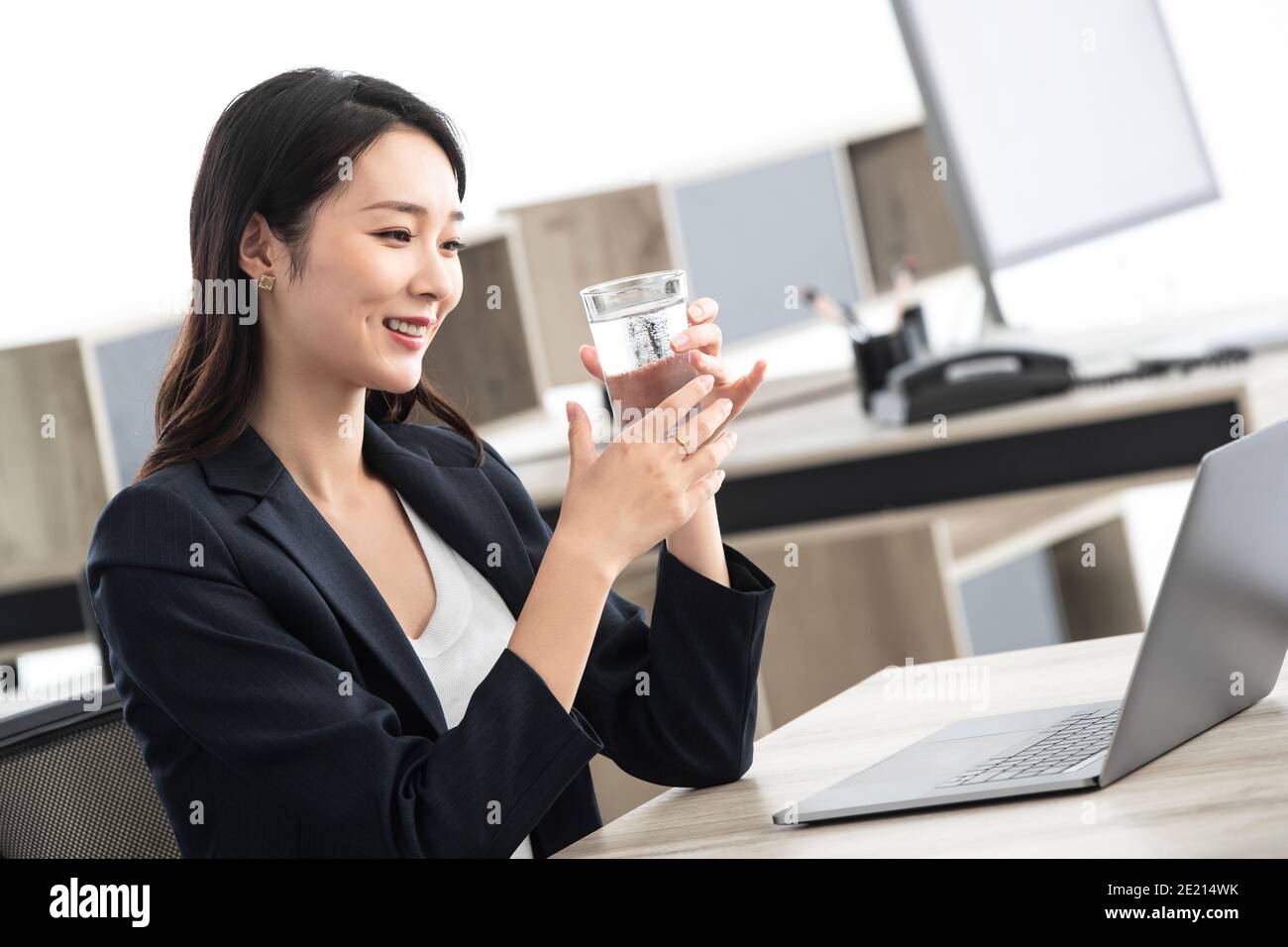 Business lady in the office work Stock Photo - Alamy