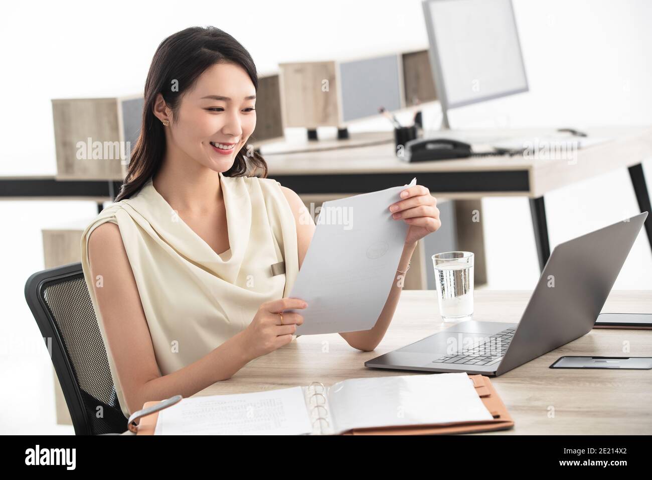 Business lady in the office work Stock Photo - Alamy