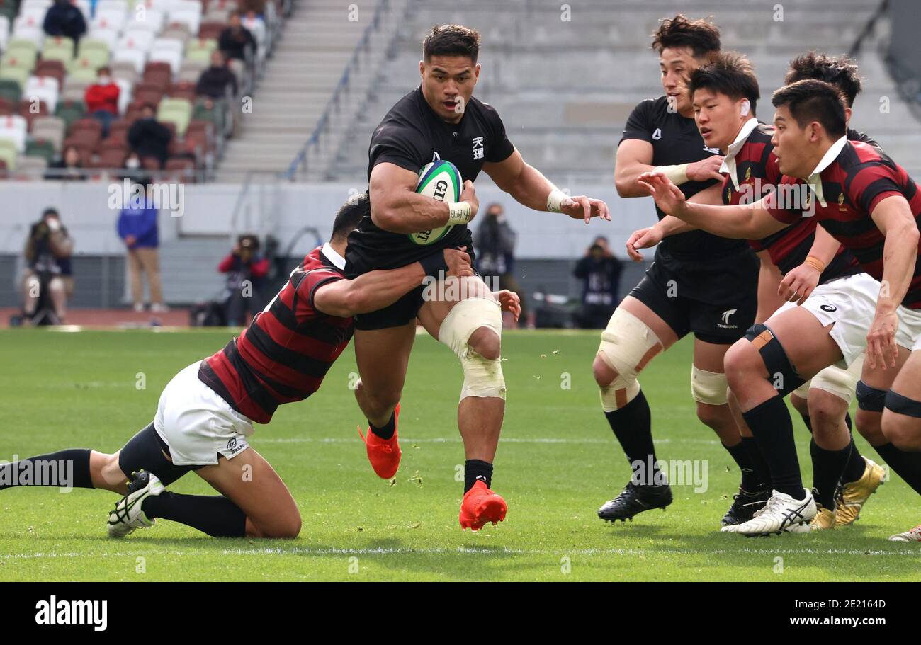 January 11, 2021, Tokyo, Japan - Tenri University center Siosaia Fifta ...