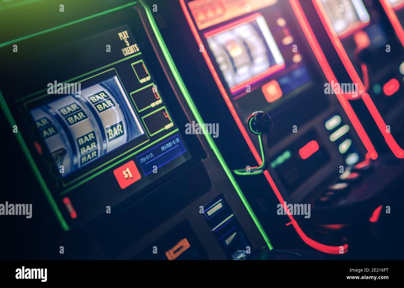 Bandit machines hi-res stock photography and images - Alamy