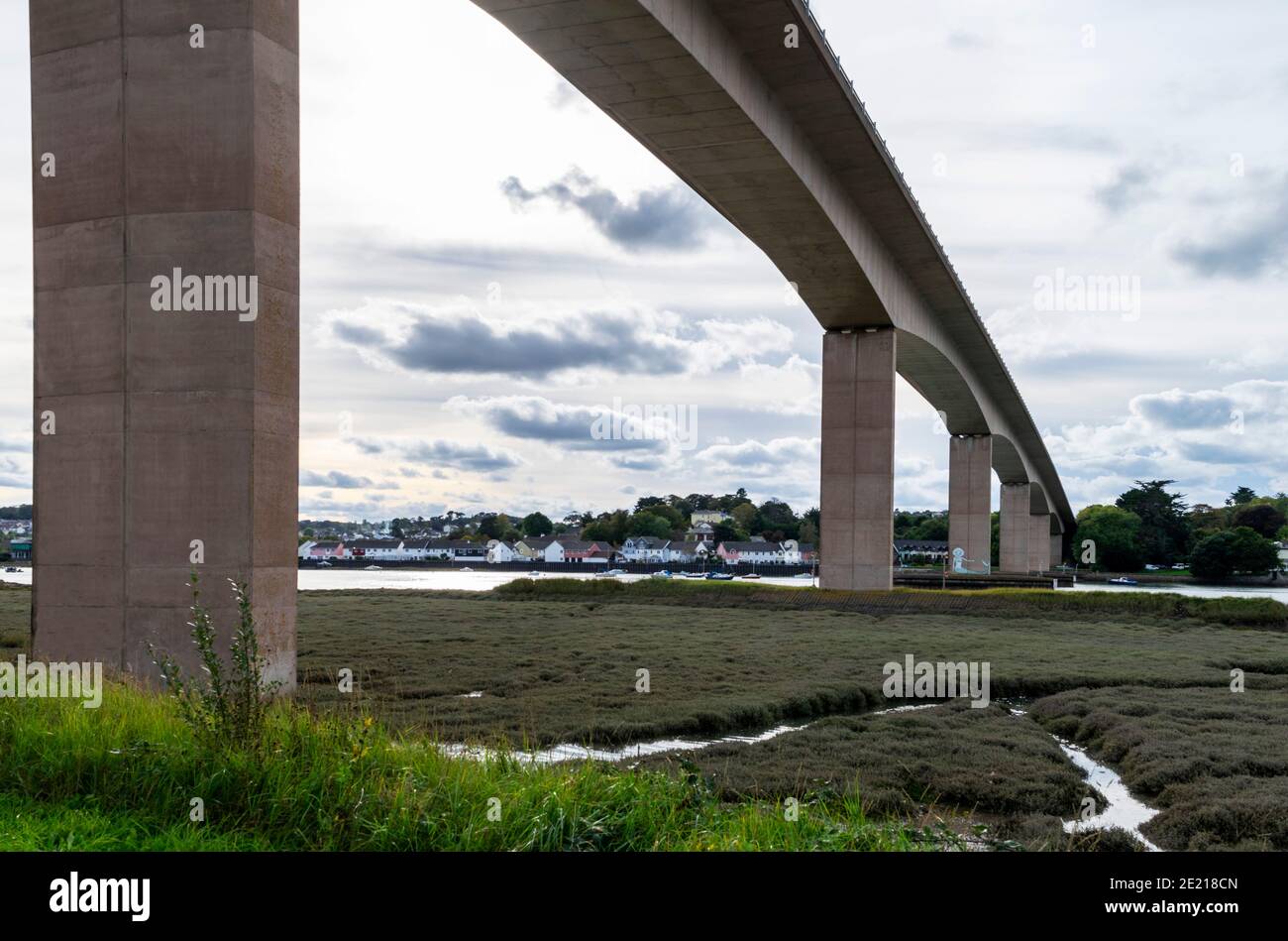 The Torridge Bridge, Looking towards Appledore, Devon, England, UK ...