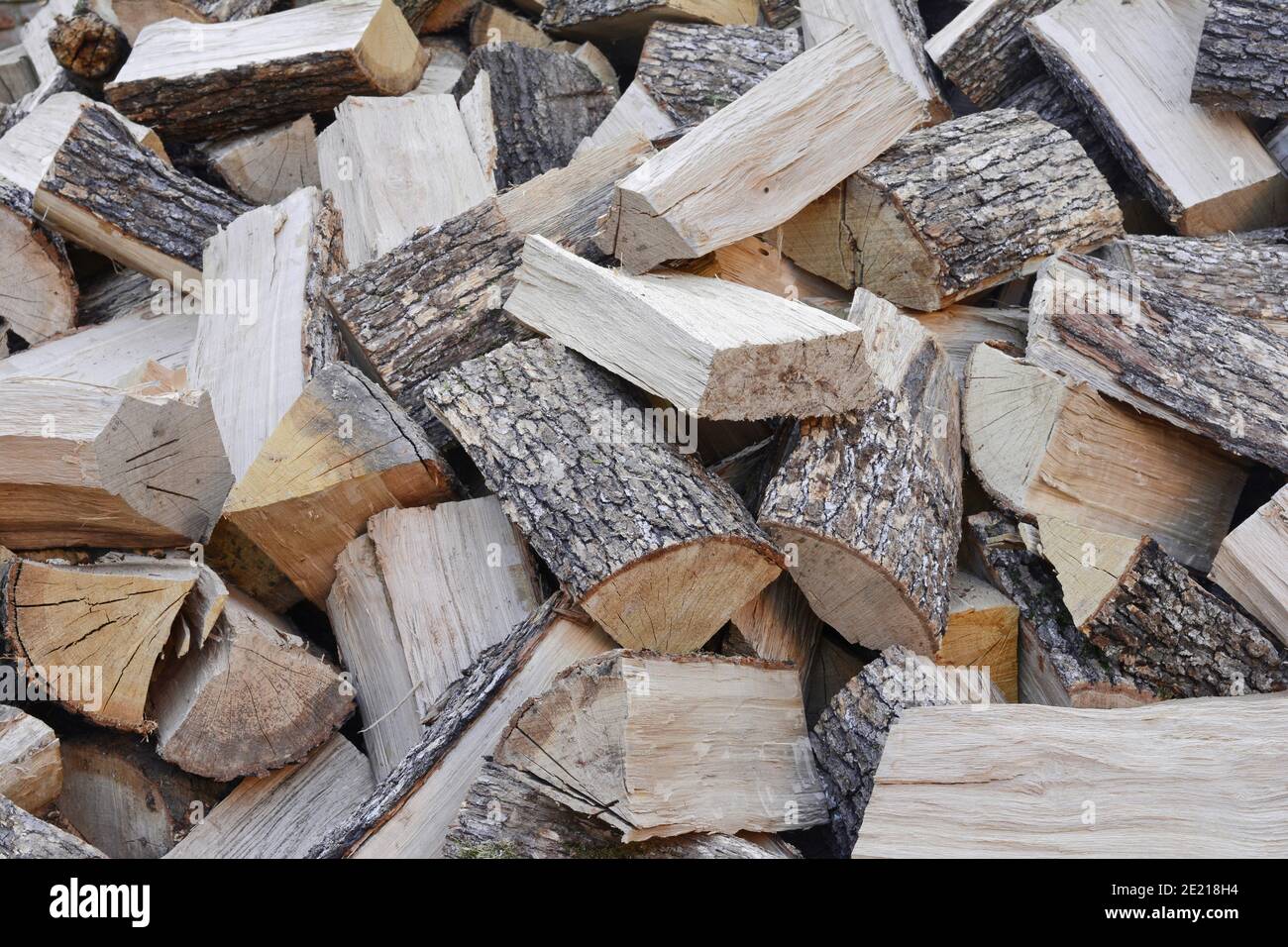Firewood isolated on white. Oak Log Isolated on a white. Log fire wood ...