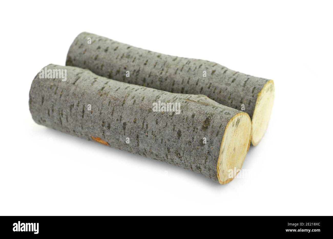 Firewood isolated on white. Log Isolated on a white. Log fire wood ...