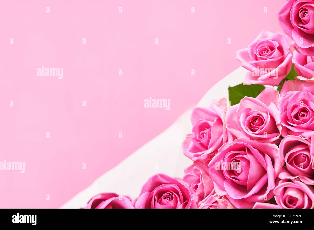Welcome card with roses hi-res stock photography and images - Alamy