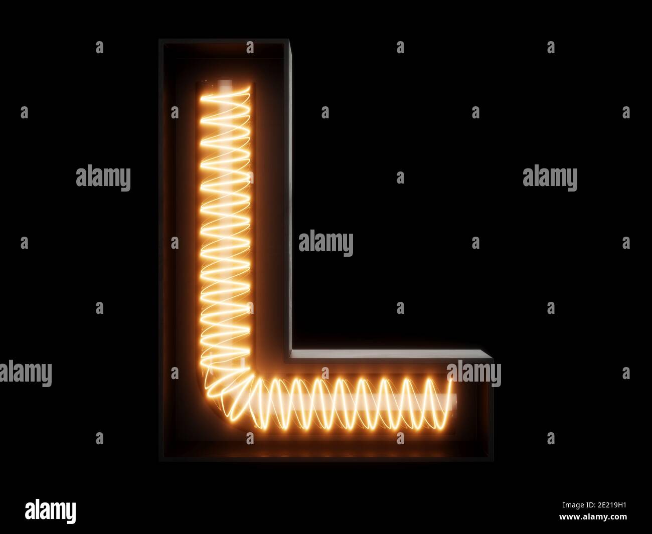 Illuminated letter l hi-res stock photography and images - Alamy