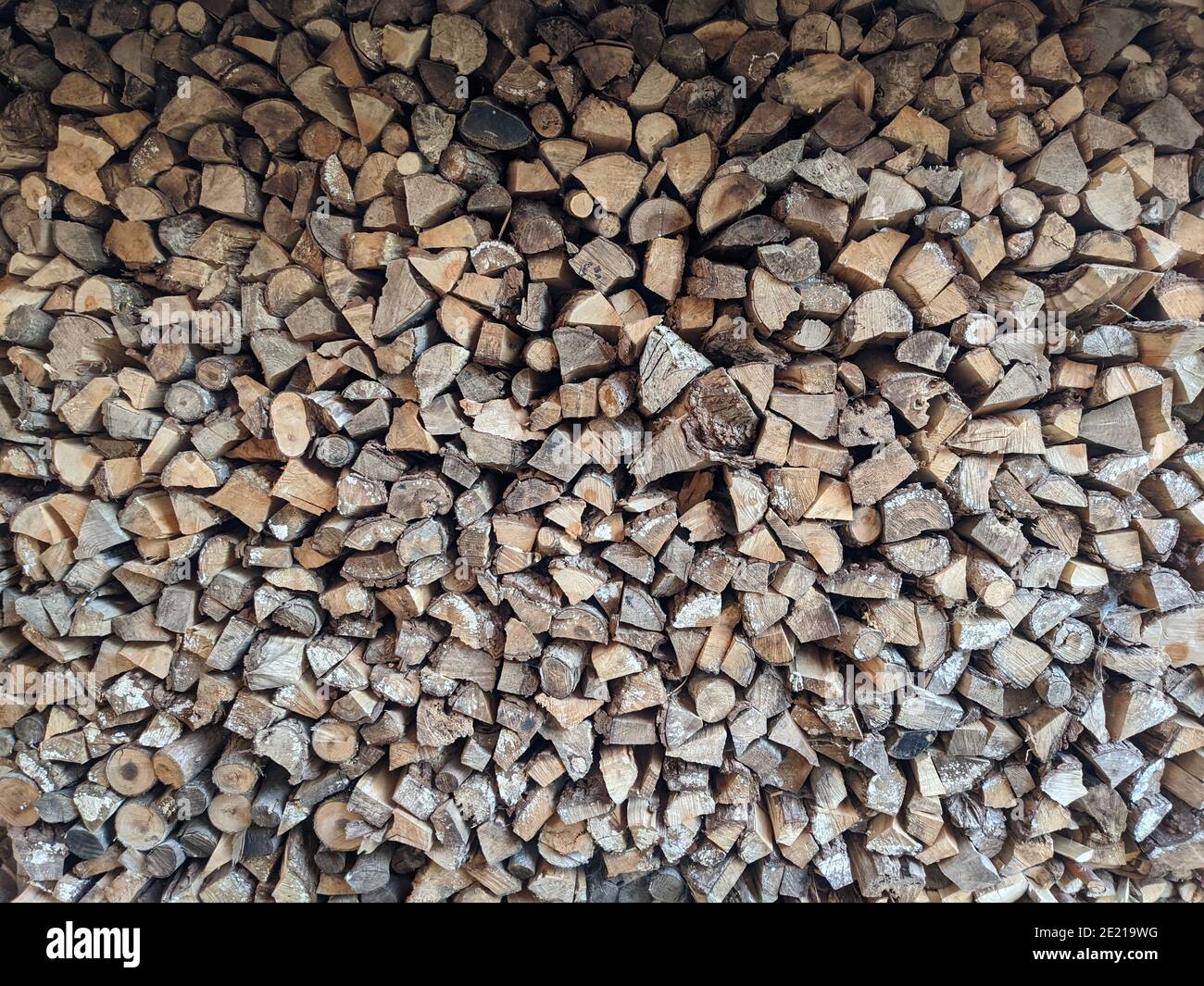 Stacks of firewood perfect for background Stock Photo - Alamy