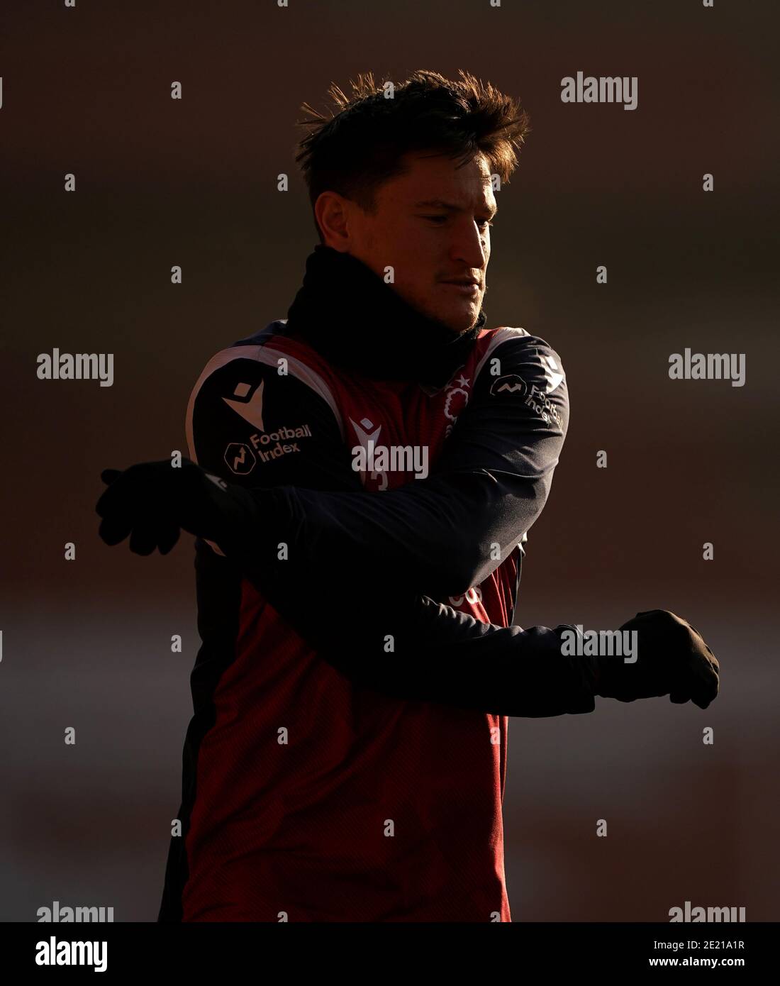 Nottingham Forest's Joe Lolley before the Emirates FA Cup third round ...