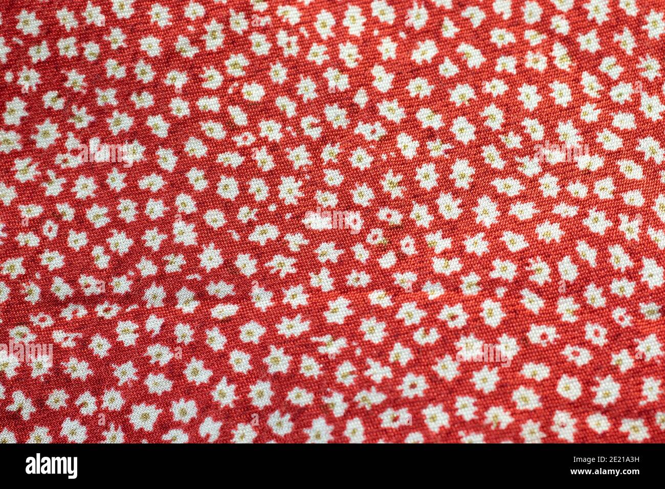 Red Fabric Pattern