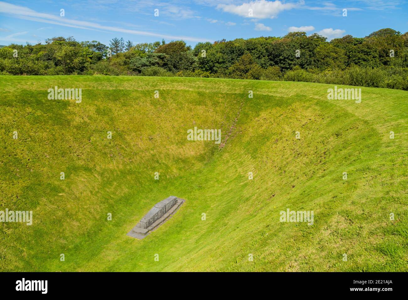 The Irish Sky Garden Crater, Skibbereen, West Cork. Ireland Stock Photo ...