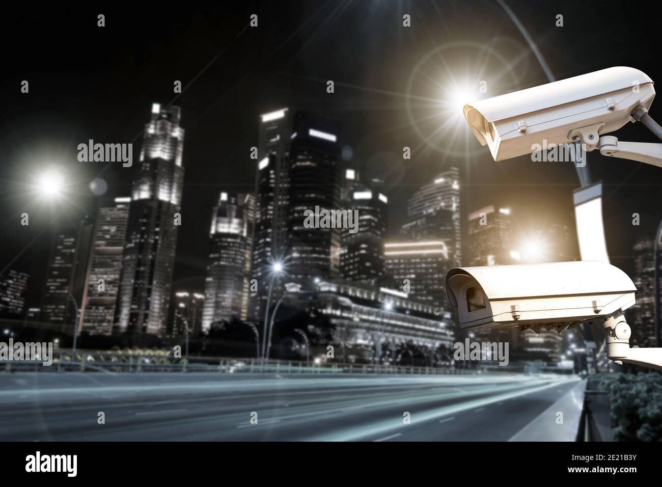 Alarm system building night hi-res stock photography and images - Alamy