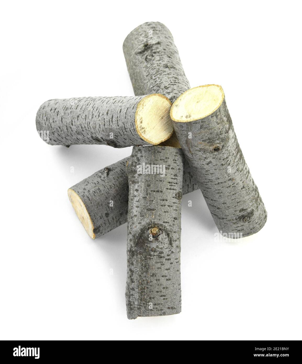 Firewood isolated on white. Log Isolated on a white. Log fire wood ...