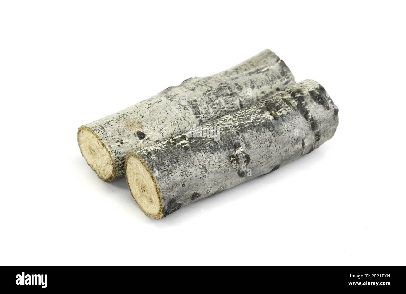 Firewood isolated on white. Walnut tree Log Isolated on a white. Log ...