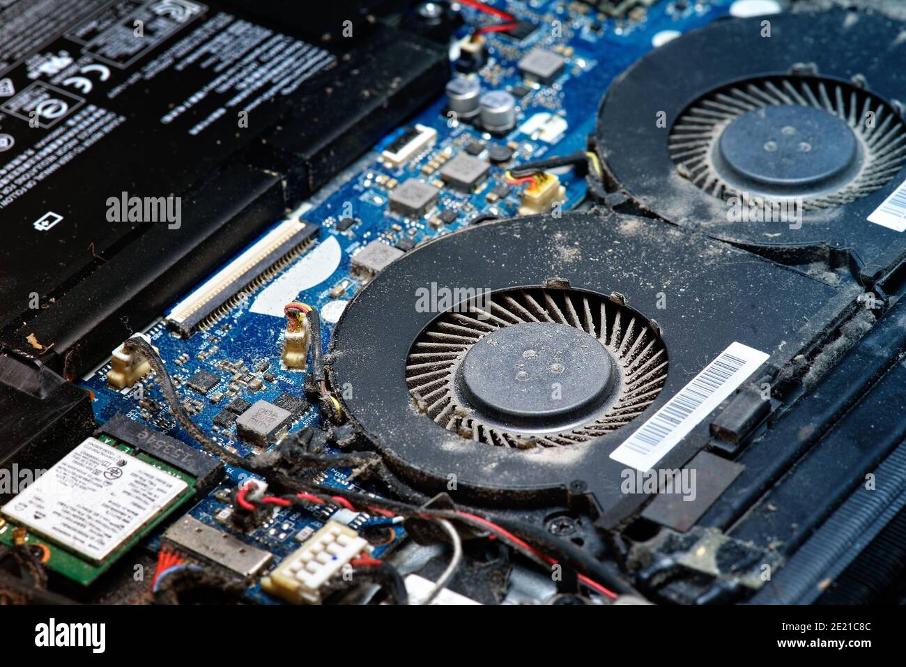 Dusty laptop fan hi-res stock photography and images - Alamy
