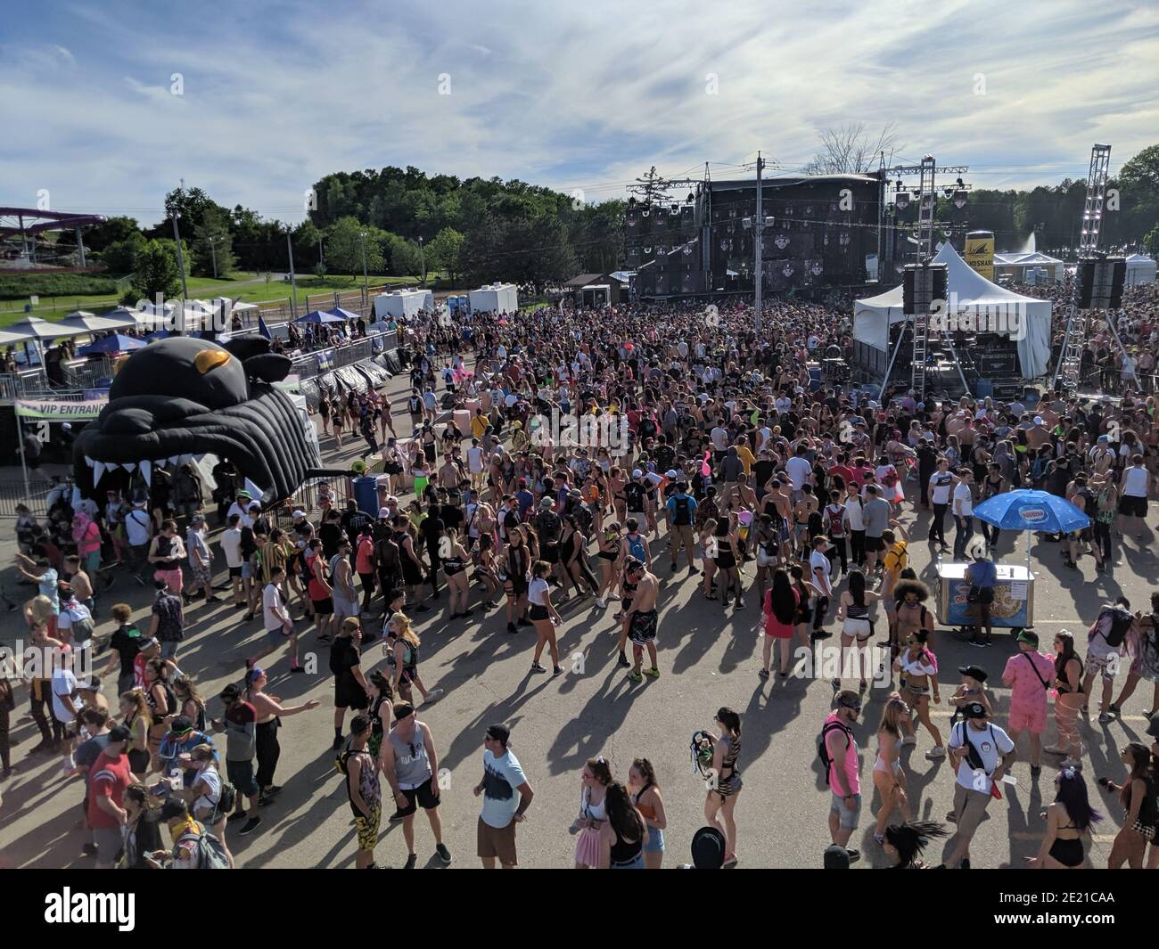 KITCHENER, CANADA - Jun 14, 2019: vibrant music festival in Canada full ...