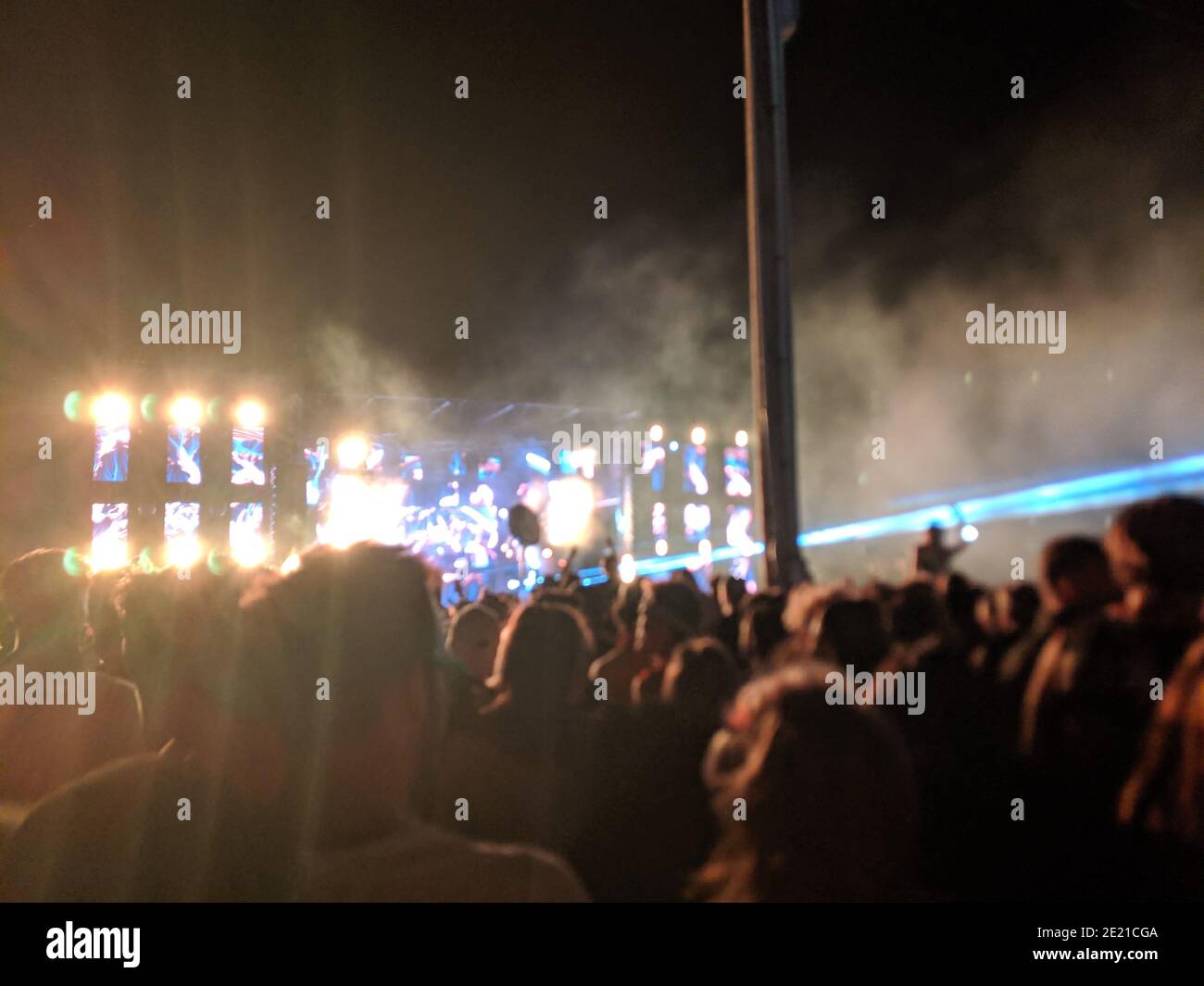 KITCHENER, CANADA - Jun 14, 2019: vibrant music festival in Canada full ...