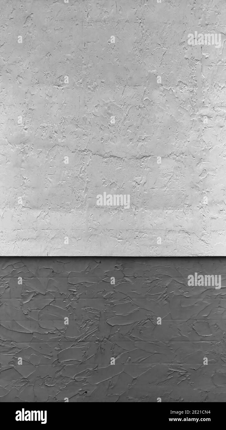 The texture of light plaster, broad strokes, two colors Stock Photo - Alamy