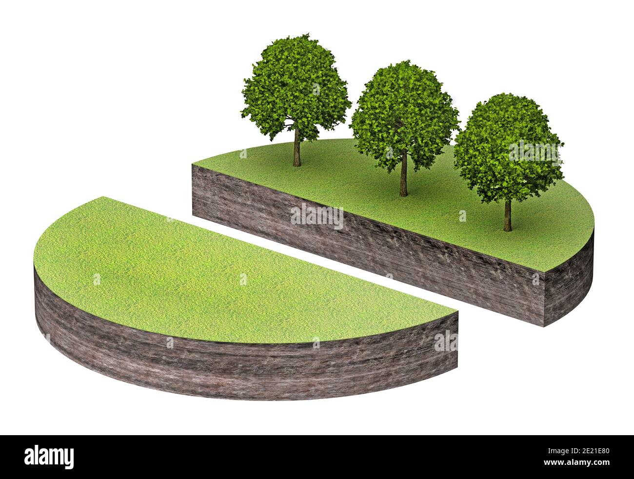 Lawn piece Cut Out Stock Images & Pictures - Alamy