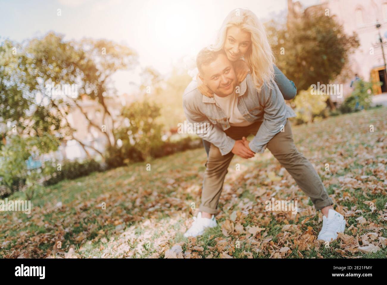 Pretty blonde girlfriend hi-res stock photography and images - Alamy
