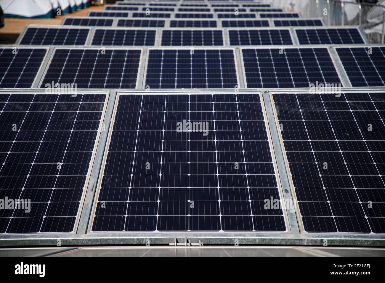 Neom, Saudi Arabia. 11th Jan, 2021. Solar Panel of Green Corp during ...