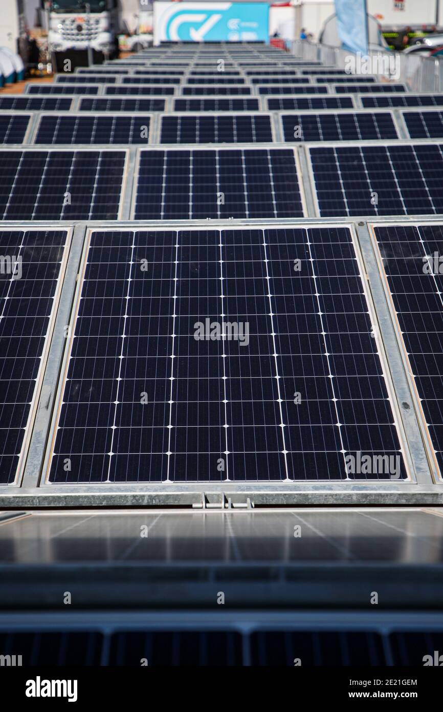 Neom, Saudi Arabia. 11th Jan, 2021. Solar Panel of Green Corp during ...