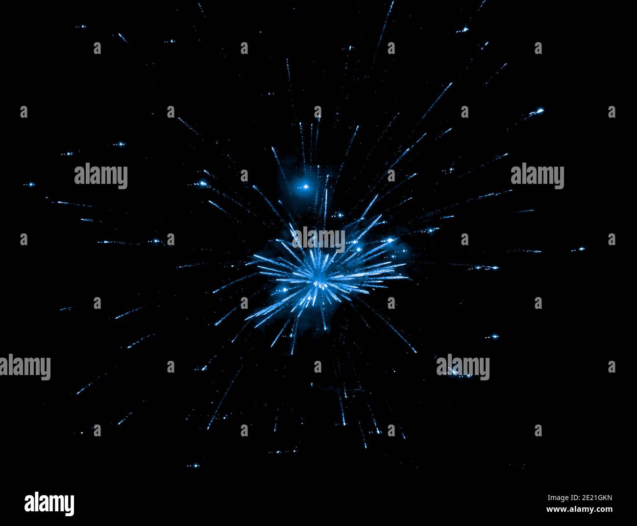 Fireworks in the night sky Stock Photo - Alamy