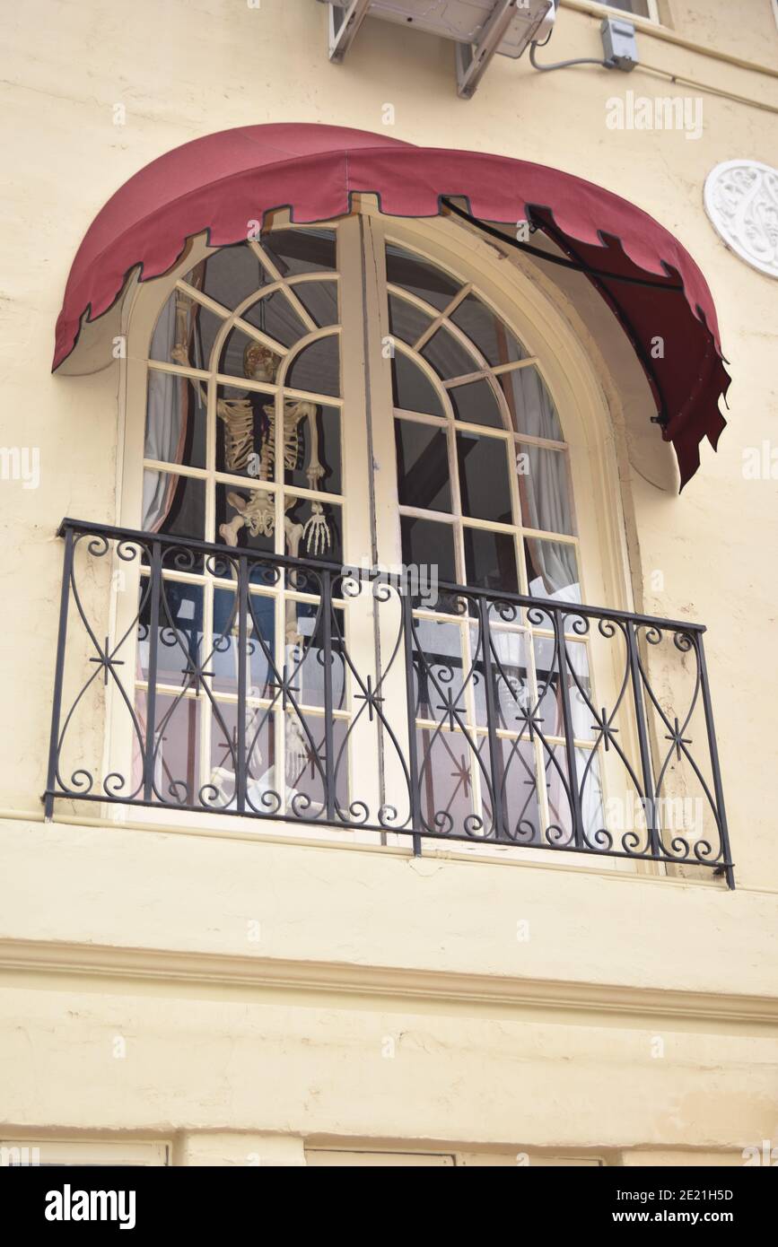 Jerome, AZ. U.S.A. 12/12/2020. Formally a hospital, the Grand Hotel and ...