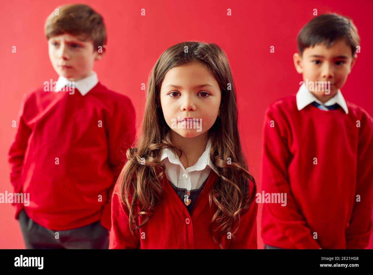 Group of school children in uniform hi-res stock photography and images ...